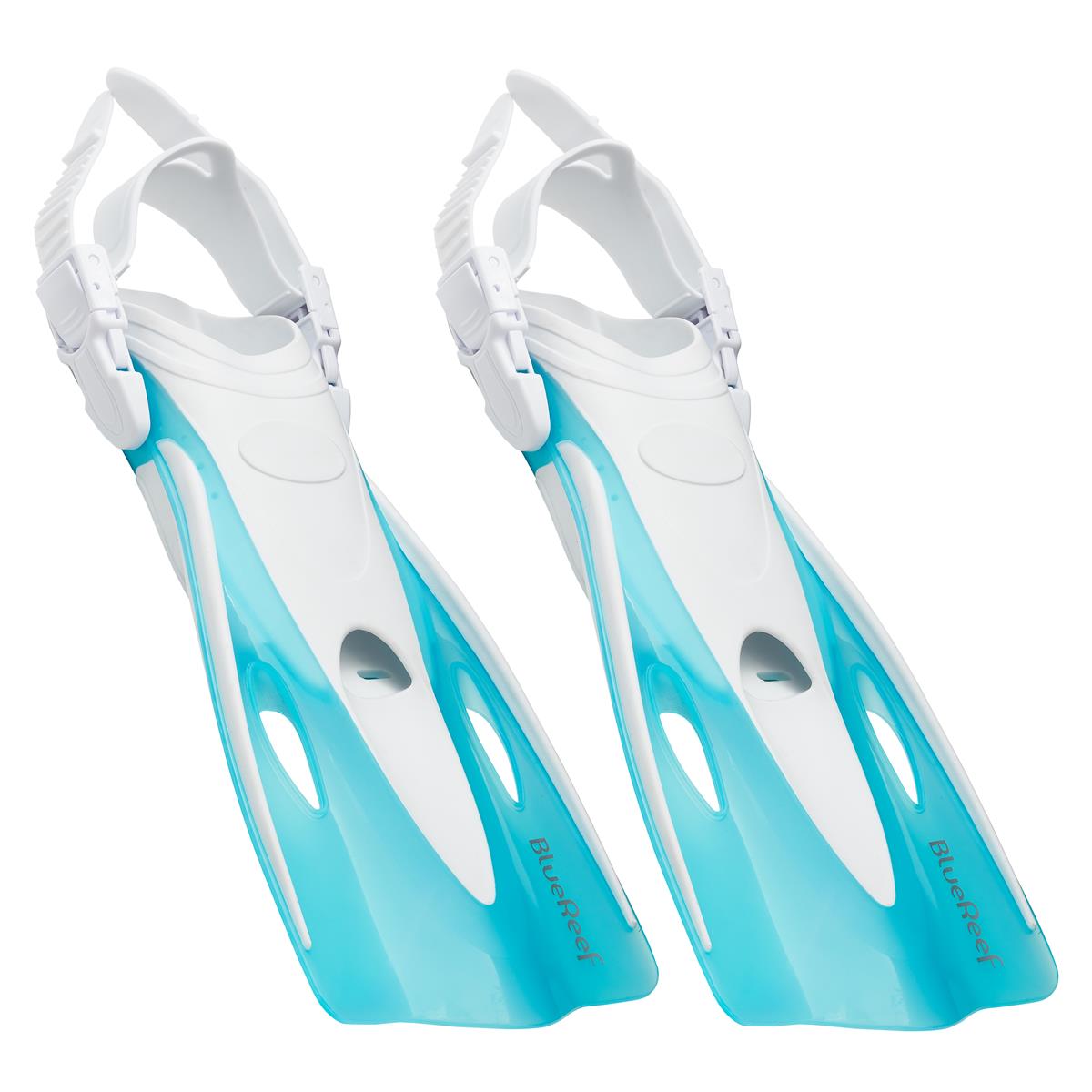 Blue Reef Adjustable Bay Kids Fins | eBay