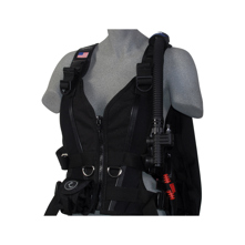 Used Zeagle Zena Front Color Panel Large BLACK Item# 30304 - Scuba