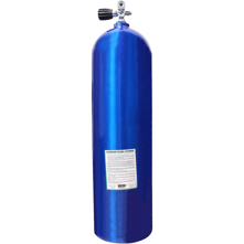 USED Catalina 80 Cubic Foot Aluminum Tank with Pro Valve Electric Blue