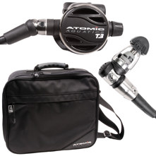 USED Atomic Aquatics T3 Titanium Swivel Sealed Regulator Item# 30841