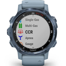 USED Open Box Garmin Descent MK2S Dive Smart Watch ~ Blue/Foam - Scuba
