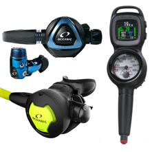 Oceanic Delta 50 Yoke, Alpha 10, I330R Reg Package - Scuba