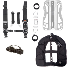 Dive Rite Transplate Double Tank with Rec EXP Wing Wing - Scuba