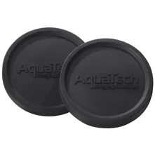 AquaTech Lens Port Caps Set with 2 Front and 2 Rear Flat Port Covers 12391