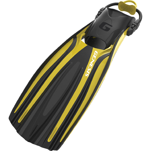 USED Genesis Flow Fin Small/Medium Lemon Yellow Item# 30277