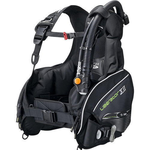 USED TUSA Liberator Sigma II BCD, Black Large Item# 30388 - Scuba
