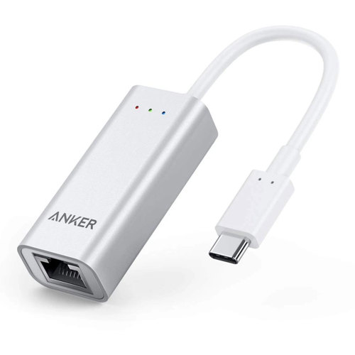 Anker USB-C to Gigabit Ethernet Adapter, Gray