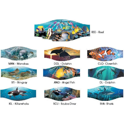 Seascapes Mask Strap Cover - Scuba