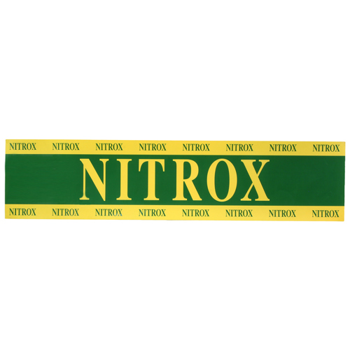 XS Scuba Nitrox Cylinder Sticker, 25.5" x 6" - Scuba