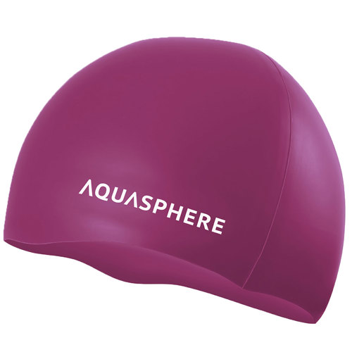 Aqua Sphere Plain Silicone Swimming Cap for Women - Scuba