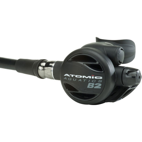 Atomic B2 Second Stage Only, 32" (81.3cm) Hose, Black - Scuba