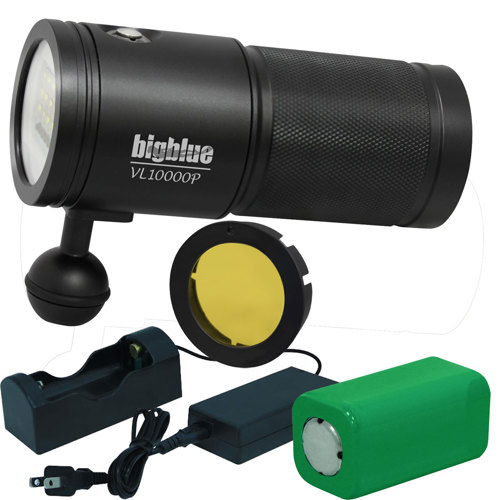 Bigblue VL10000P, 10,000 Lumens LED Video Light - Scuba