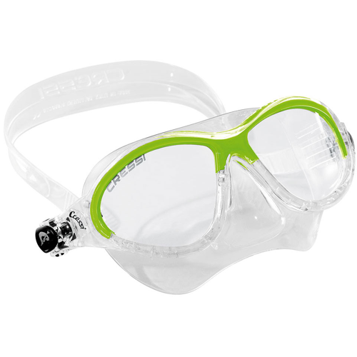 Used Cressi Moon Kids Mask Lime DN200667 - Scuba