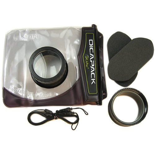 DiCAPac Waterproof Case for Digital High-End Cameras H10 - Scuba