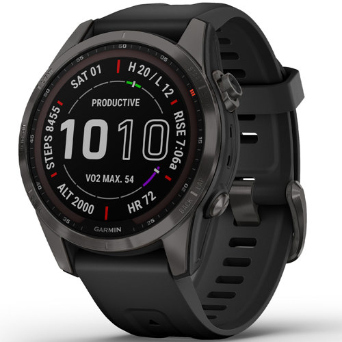 Garmin fenix 7S Sapphire Solar 42mm Multisport GPS Smartwatch - Scuba