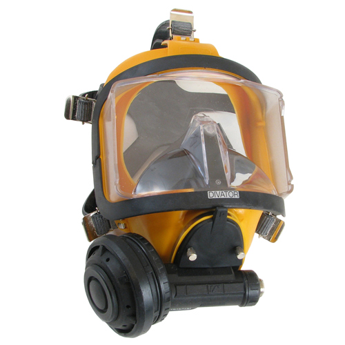 Interspiro Divator Full Face Mask with Safety Pressure Breathing Valve ...