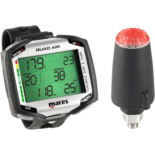 Mares Quad Air with LED Tank Module 495123 - Scuba