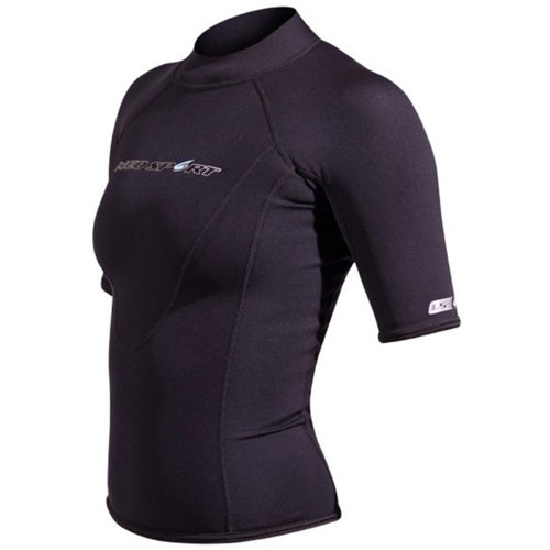 Women's Short Sleeve Rash Guards - Scuba