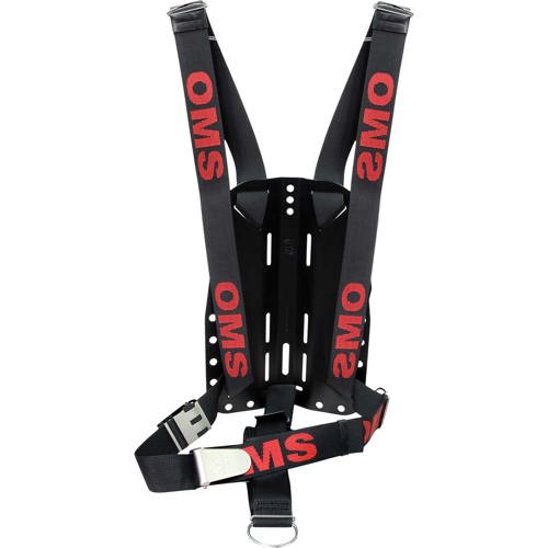 OMS Aluminum Back Plate with Harness OM20308 - Scuba
