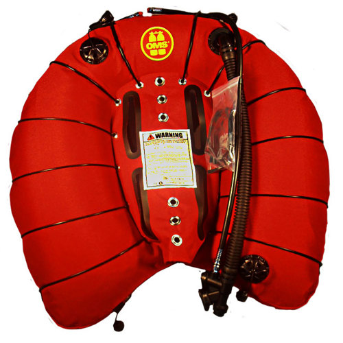OMS Dual Bladder Bungee Trieste Wing 94 lbs. (42.64 kg) Lift - Scuba