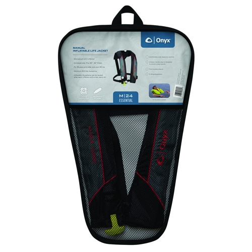 Onyx M-24 Essential Manual Inflatable Life Jacket 131200-100-004-23 Onyx M-24 Essential Manual Inflatable Life Jacket 131200-100-004-23