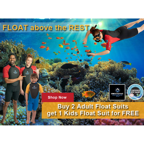 Buy 2 Adult Float Suits Get 1 Kid Float Suit Free - Scuba
