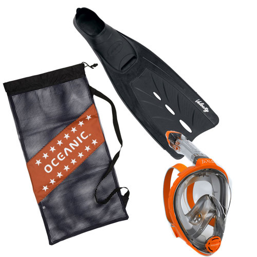 Full Face Mask & Aeris FF Fin Package - Scuba
