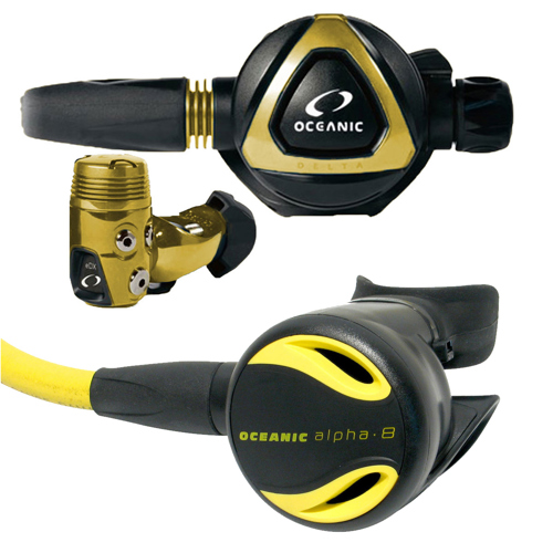 Oceanic Delta 50 Yoke Alpha 8 Reg Package - Scuba