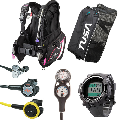 Tusa Liberator Open Water 681 Starter Package PCKTBTJ103F - Scuba