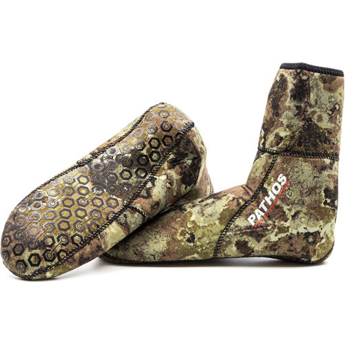 Pathos Thira 5mm Socks, Camo - Scuba