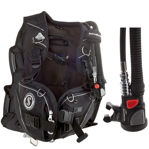 Scubapro Seahawk BC with Air 2, Black - Scuba