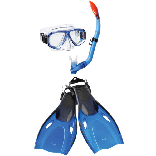 Speedo JR Adventure Mask/Snorkel/Fin Set - Scuba