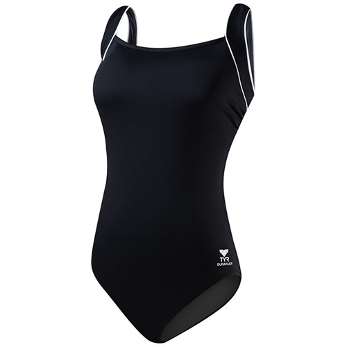 TYR Solids Square Neck Control-Fit Women's Swimsuit - Scuba