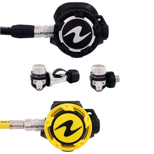 Aqualung Helix Pro Yoke Regulator with Octopus - Scuba