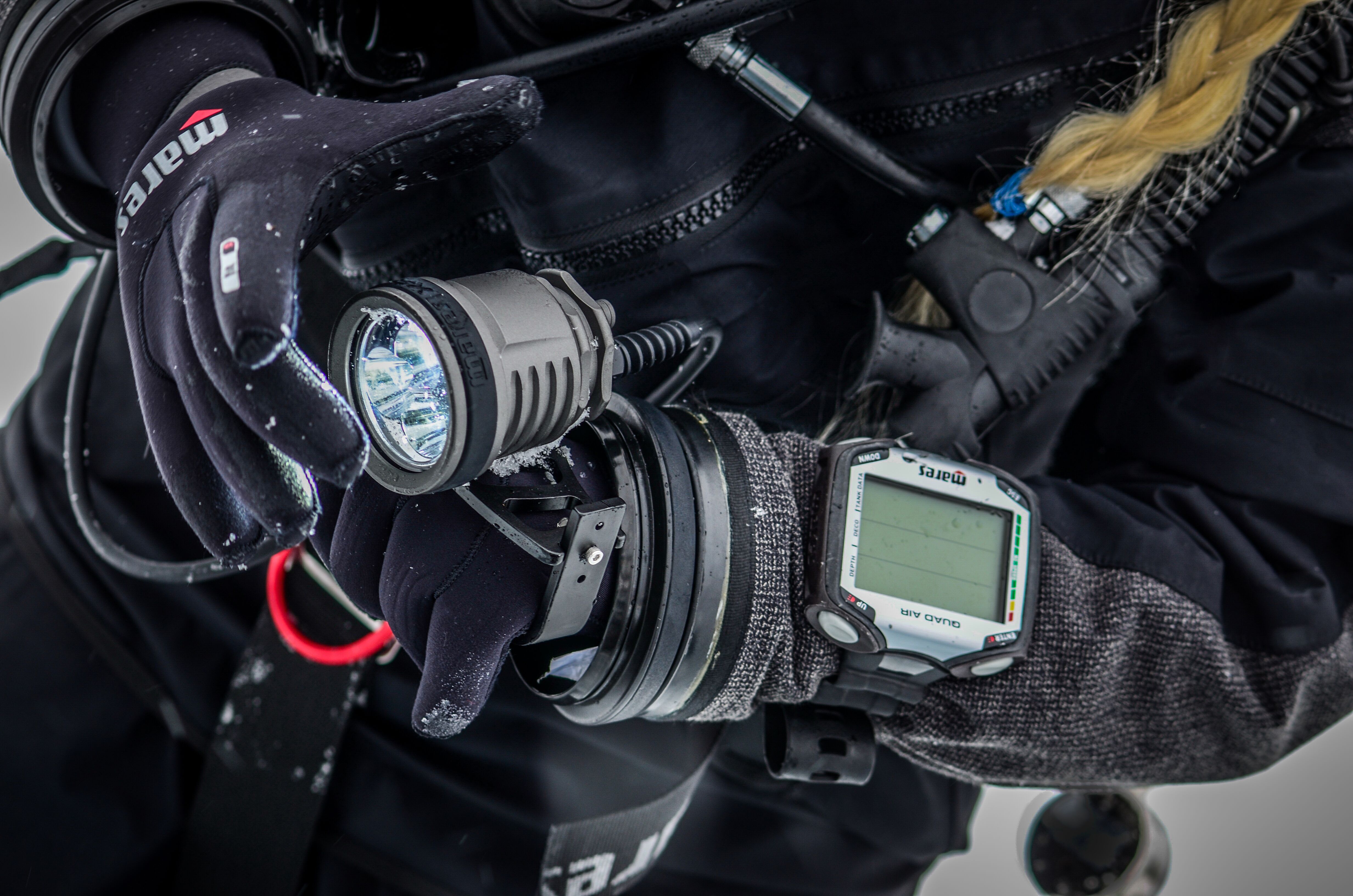 Used Mares Quad Air Wrist Computer 414169 - Scuba