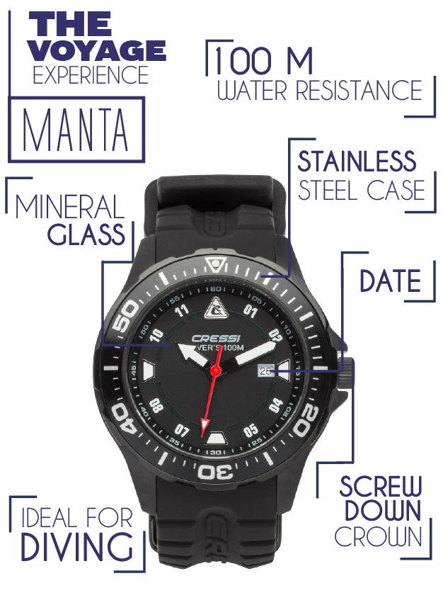 Cressi Manta Watch - Scuba