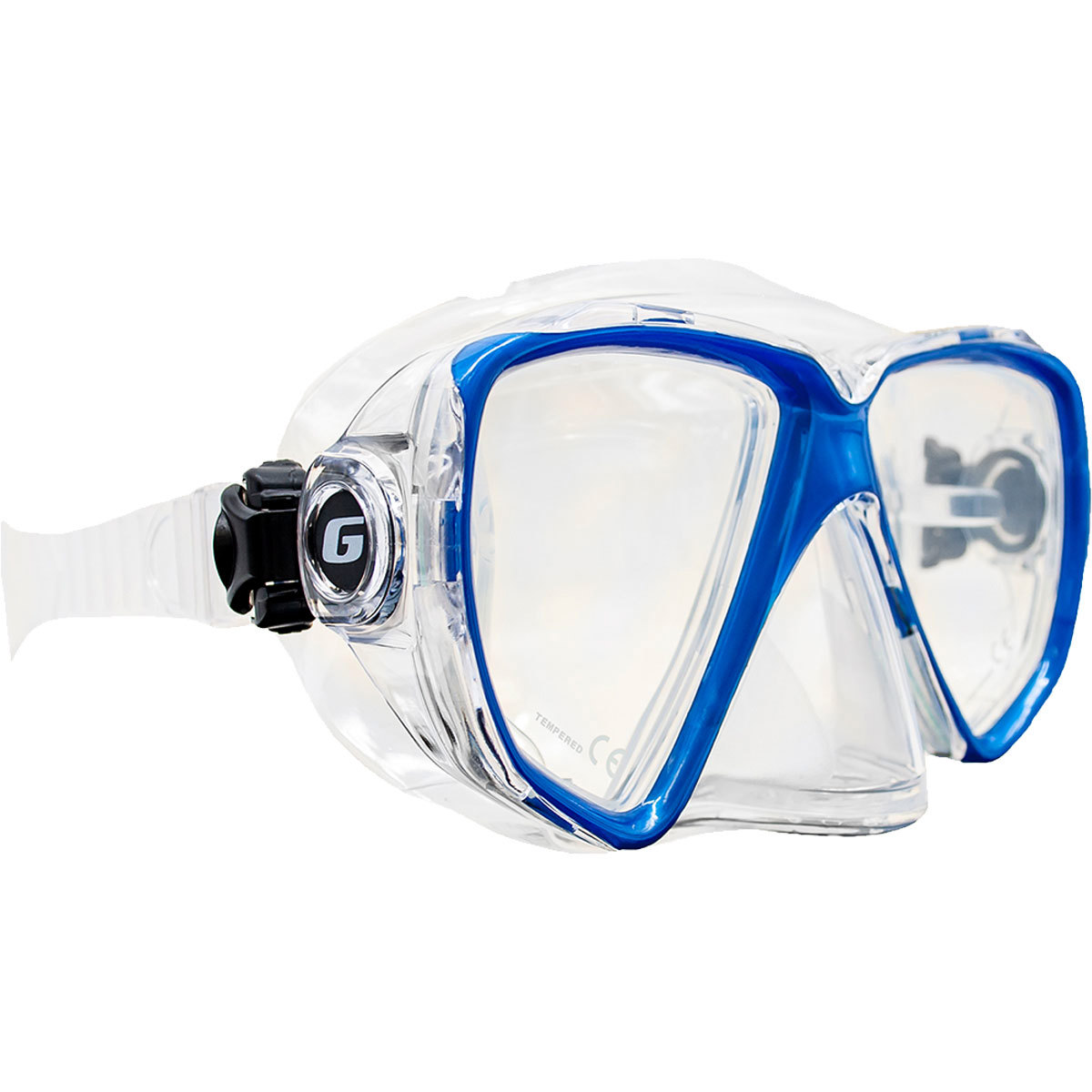 Genesis Glance Purge Scuba Diving Dive Mask FreeDiving Clear SM8900CL ...